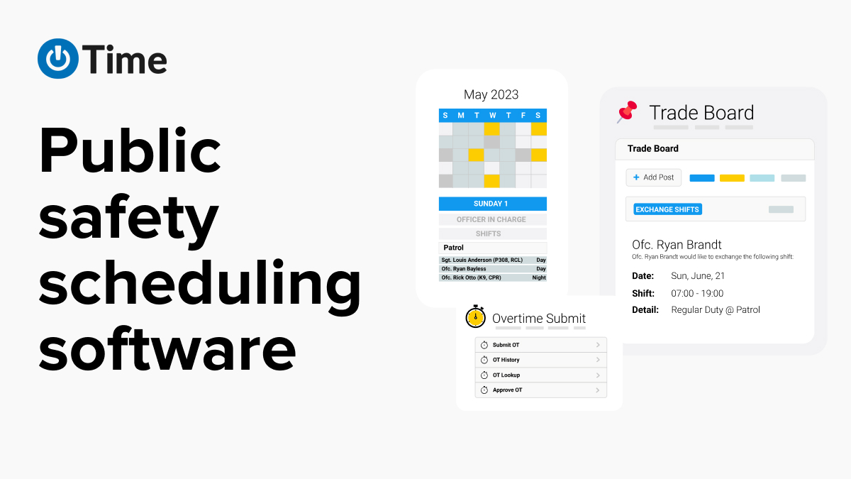 Public Safety Scheduling Software | PowerTime